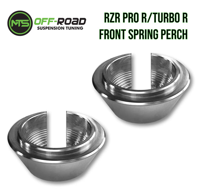 MTS Polaris RZR Pro R/Turbo R/Pro S Billet Front Spring Perch Collars ...