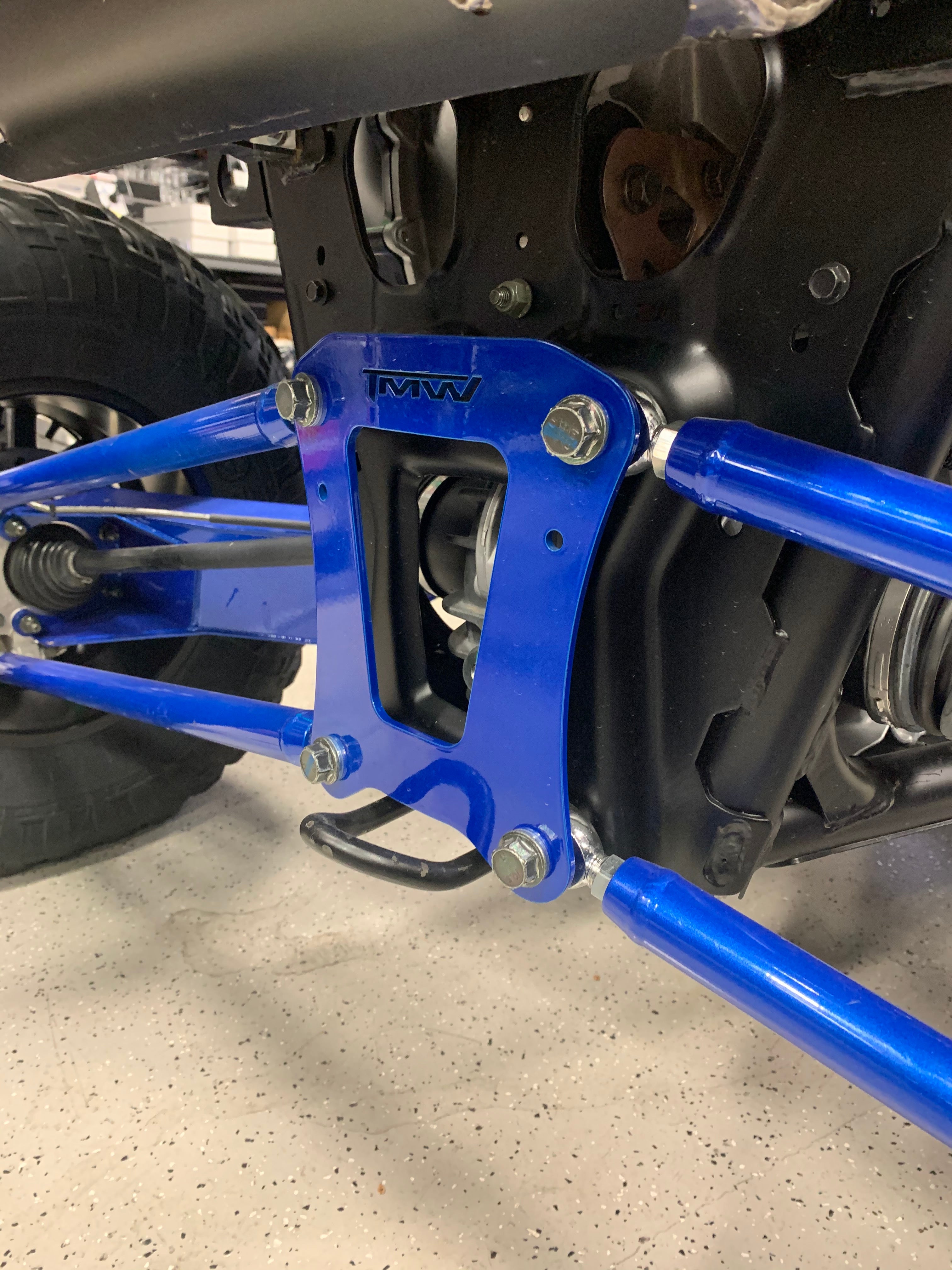 PRO XP Rear Radius rod Gusset plate | TMWOFFROAD